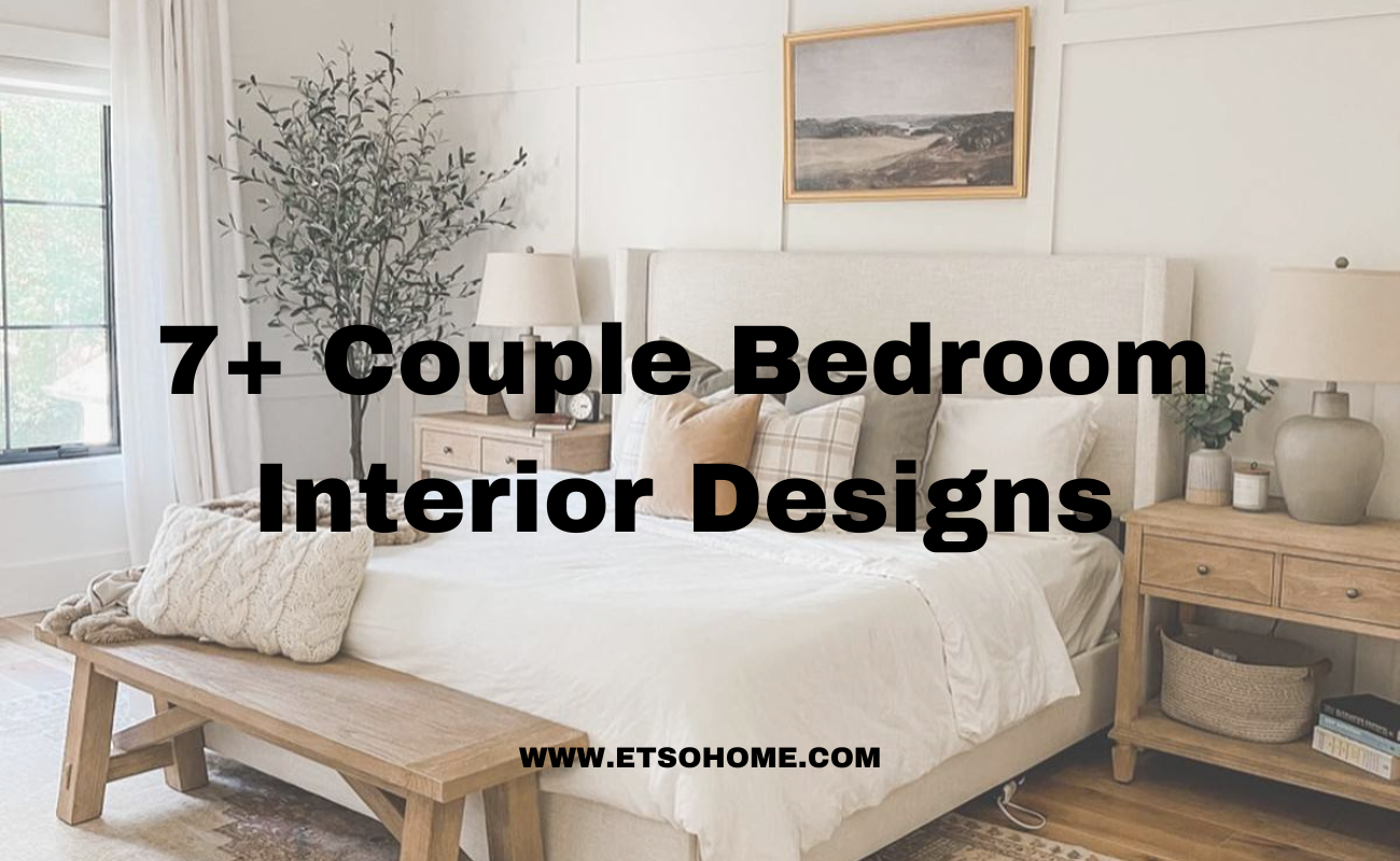 7+ couple bedroom interior designs 2024 – Etsohome